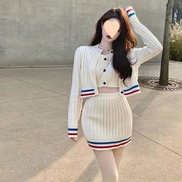 rodeo sweater sweater korean style y2k sweater Sut gadis tunggal / panas, baju sejuk rajutan ...