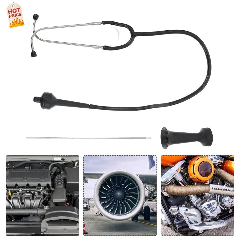 (HK)1Set Auto Cylinder Stethoscope, Mechanics Stethoscope Car Engine ...