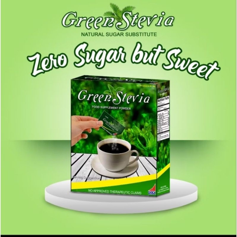GX Green Stevia Sachet 100pack / Box ( ZERO Calories , HALAL Certified ) | Shopee Malaysia
