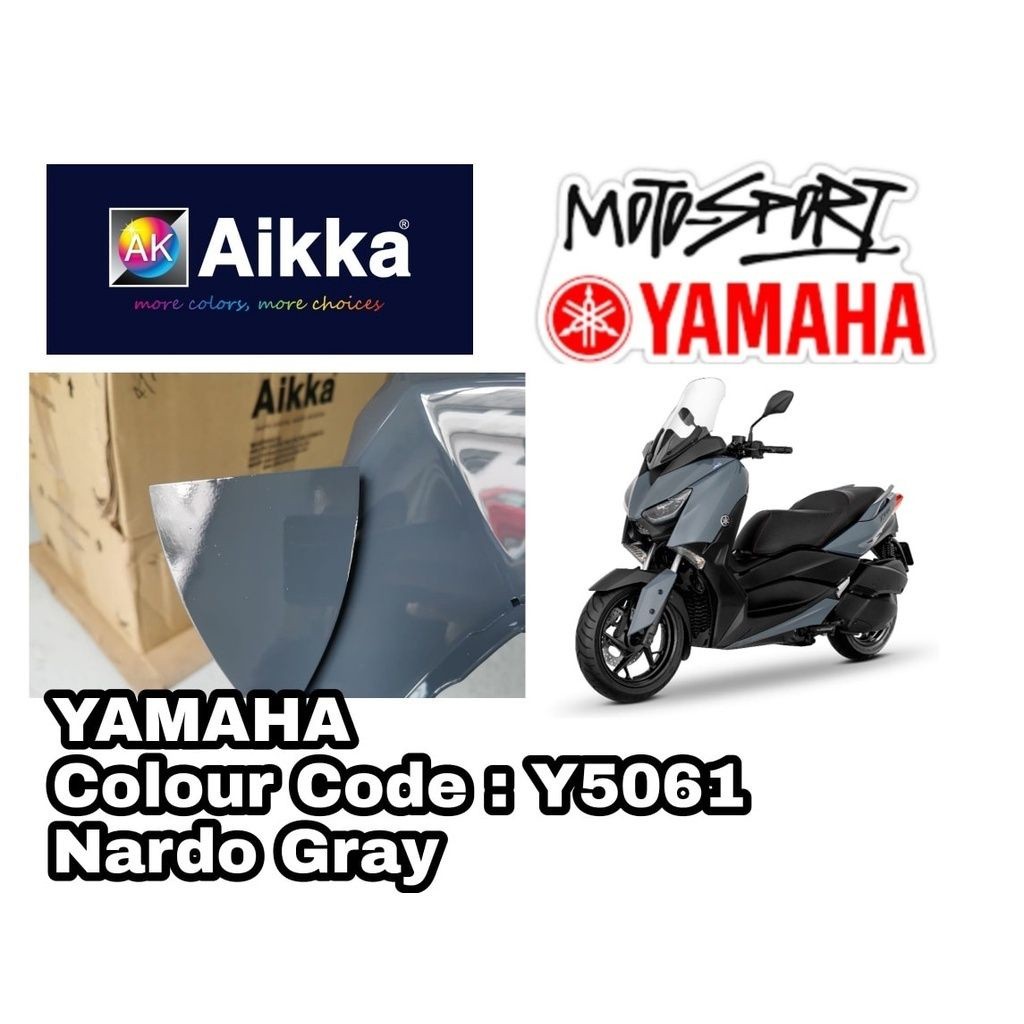 AIKKA Y5061 NARDO GREY YAMAHA XMAX 2K MOTOR PAINT | Shopee Malaysia