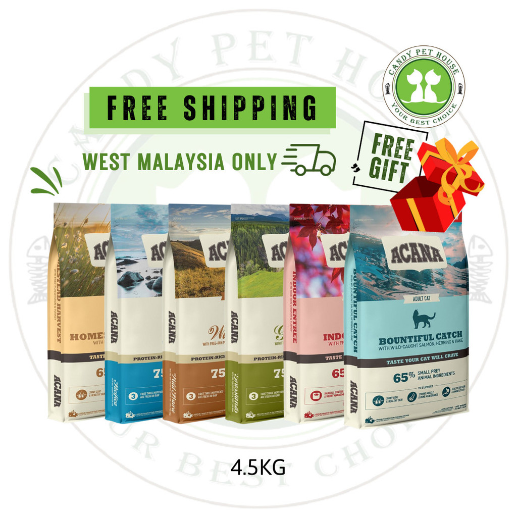 (Free Shipping) Acana Cat Dry Food - Full Range 4.5kg ( Original Pack ) | Shopee Malaysia