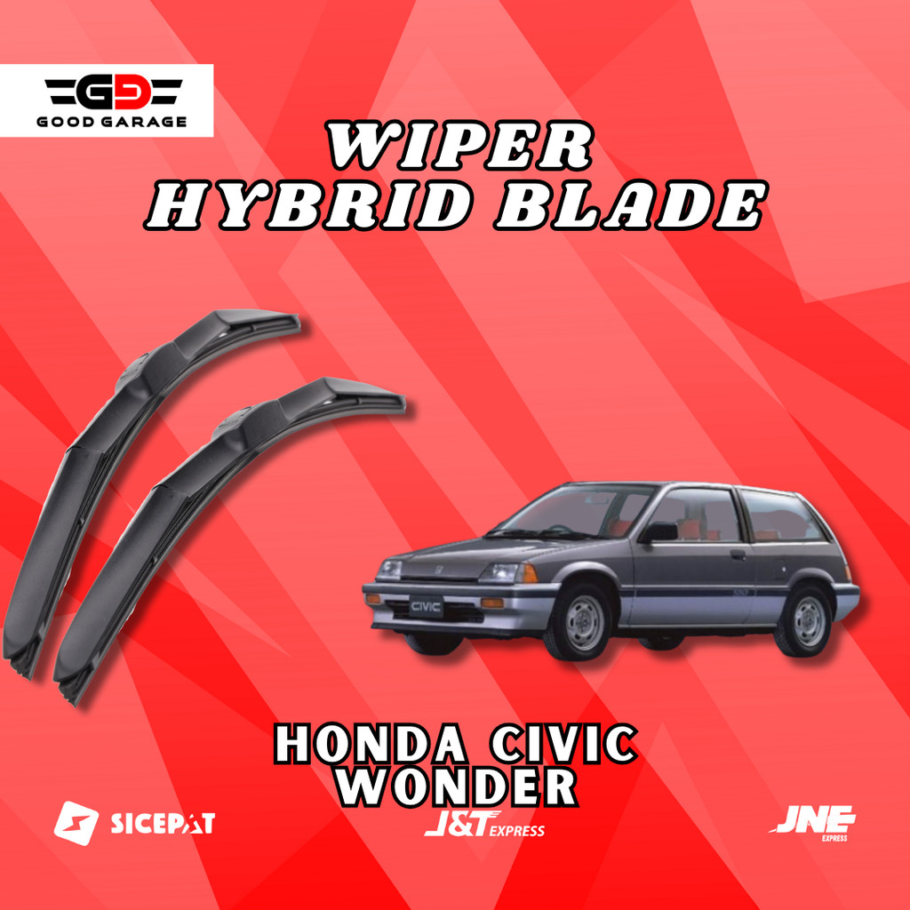 Honda Civic Wonder Car Wiper Hybrid Vehicle Windshield Wiper - 2 PCS ...