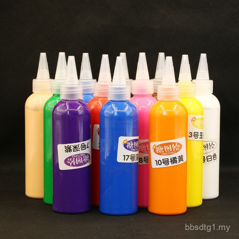 Botol Besar Cat Graffiti Akrilik Kepekatan Tinggi Gloss Tinggi 200g ...