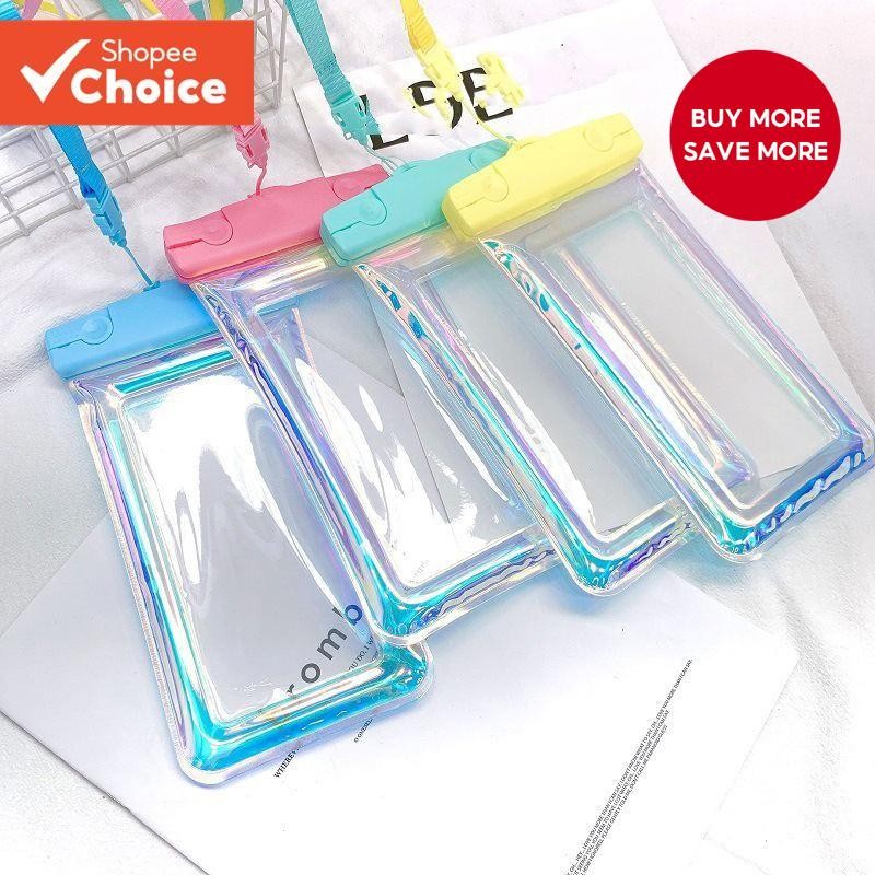 Inflatable Phone Pouch - Summer Waterproof Case for Swimming & Beach ...