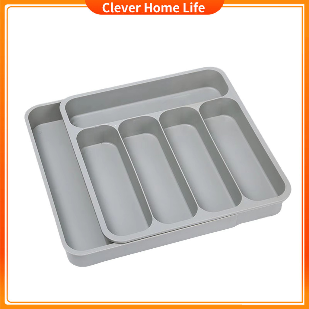 Thick plastic spoon, fork, and chopsticks divider in kitchen cabinet ...
