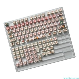 Ergonomic 118 Key Pink Pig Keycap PBT MOA Profile for Mechanical ...