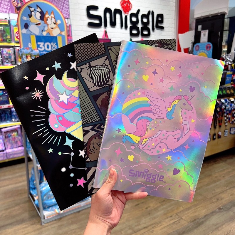 Australia smiggle Exercise Book A4 Workbook Laser Unicorn Dinosaur ...