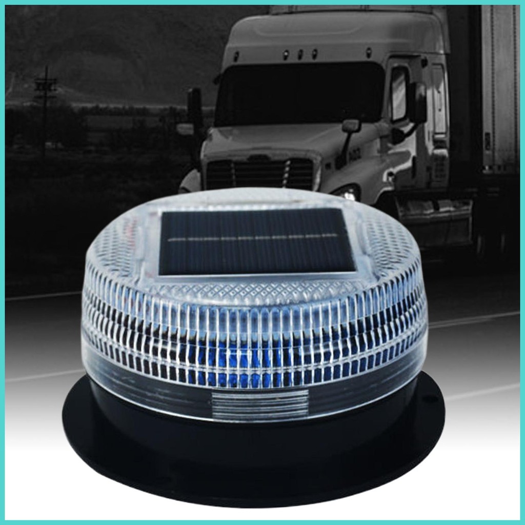 Solar Warning Light LED Stop Sign Warning Lamp Solar Industrial LED ...