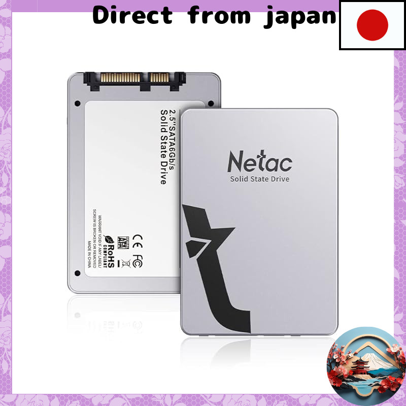 Netac 2.5-Inch SATA III Internal SSD with 3D NAND Flash - Shockproof ...