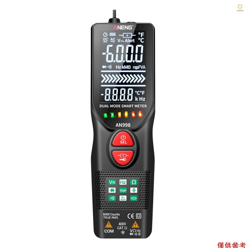 Ado)ANENG Intelligent Digital Multimeter 6000 Counts Fully Automatic ...
