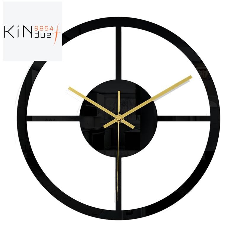11.8 Inch Acrylic Transparent Mirror Wall Clock Sticker Fashion DIY ...