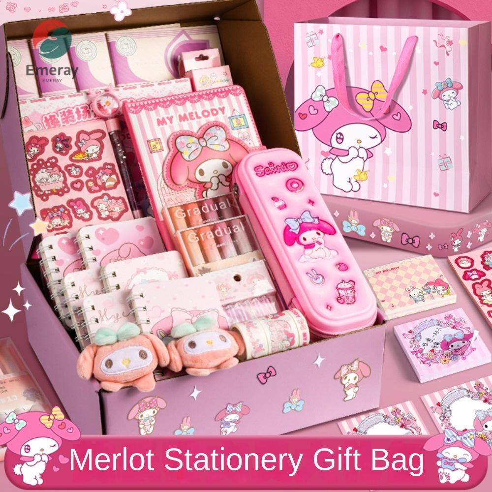 EMERAY Study Stationery, Kuromi Pencil Sanrio Stationery Set, Fashion ...