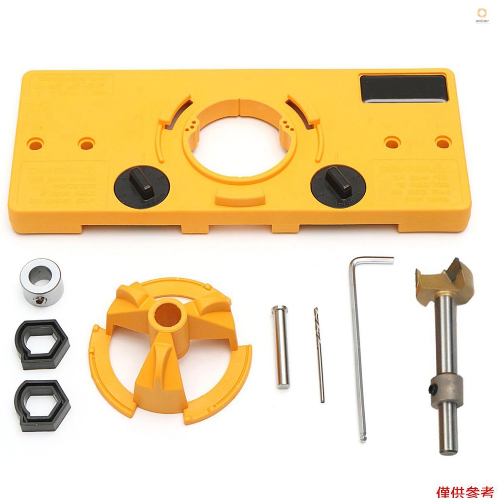 Cup Style Concealed Hinge Jig Guide Set Boring Hole Template 35mm ...