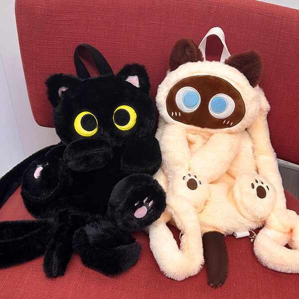 beg sandang wanita backpack Beg galas mewah kartun kucing comel untuk ...
