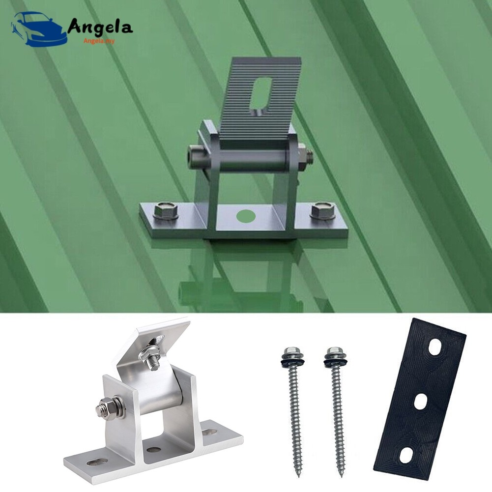 Angela.my ️Solar Panel Rotatable Elevation With Angle Bracket Roof ...