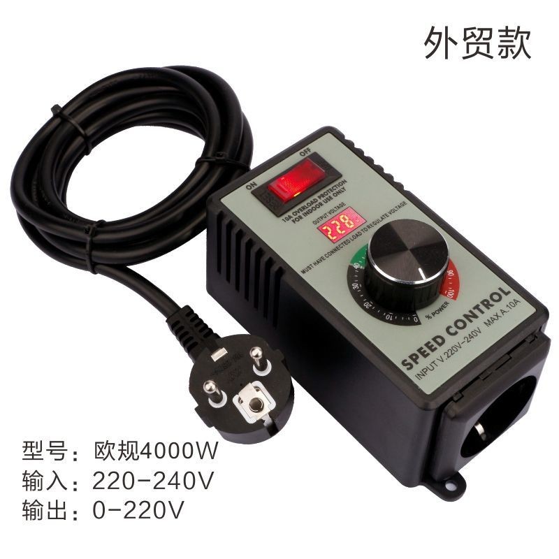 220v Angle Grinder Speed Regulator Hand Drill Polishing Machine Speed ...
