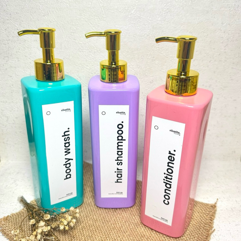 UNGU BOTTLE SOAP LIQUID SHAMPOO PUMP DISPENSER 500ML BODY WASH ...