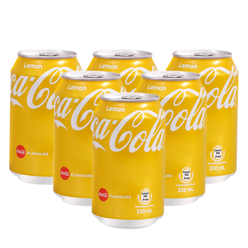 Versi Hong Kong Minuman Berkarbonat Perisa Coca-Cola Lemon Import Gaya ...