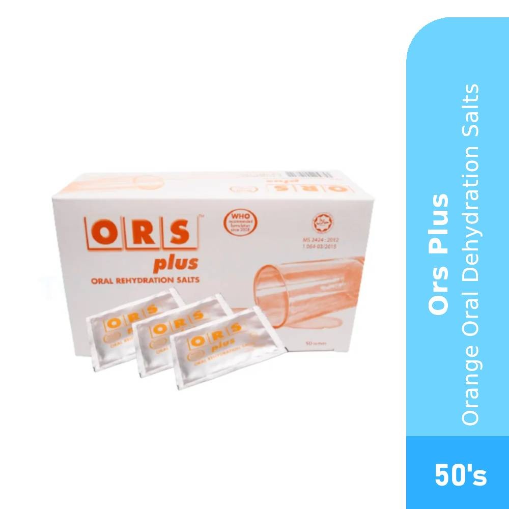 ORS PLUS ORAL REHYDRATION SALTS 50´S - ORANGE FLAVOUR HTM Pharmacy ...
