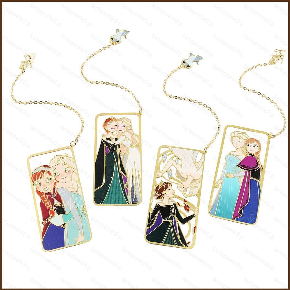 ST3 The Frozen Princess Elsa Anna Metal Skeleton Bookmark School Gift ...