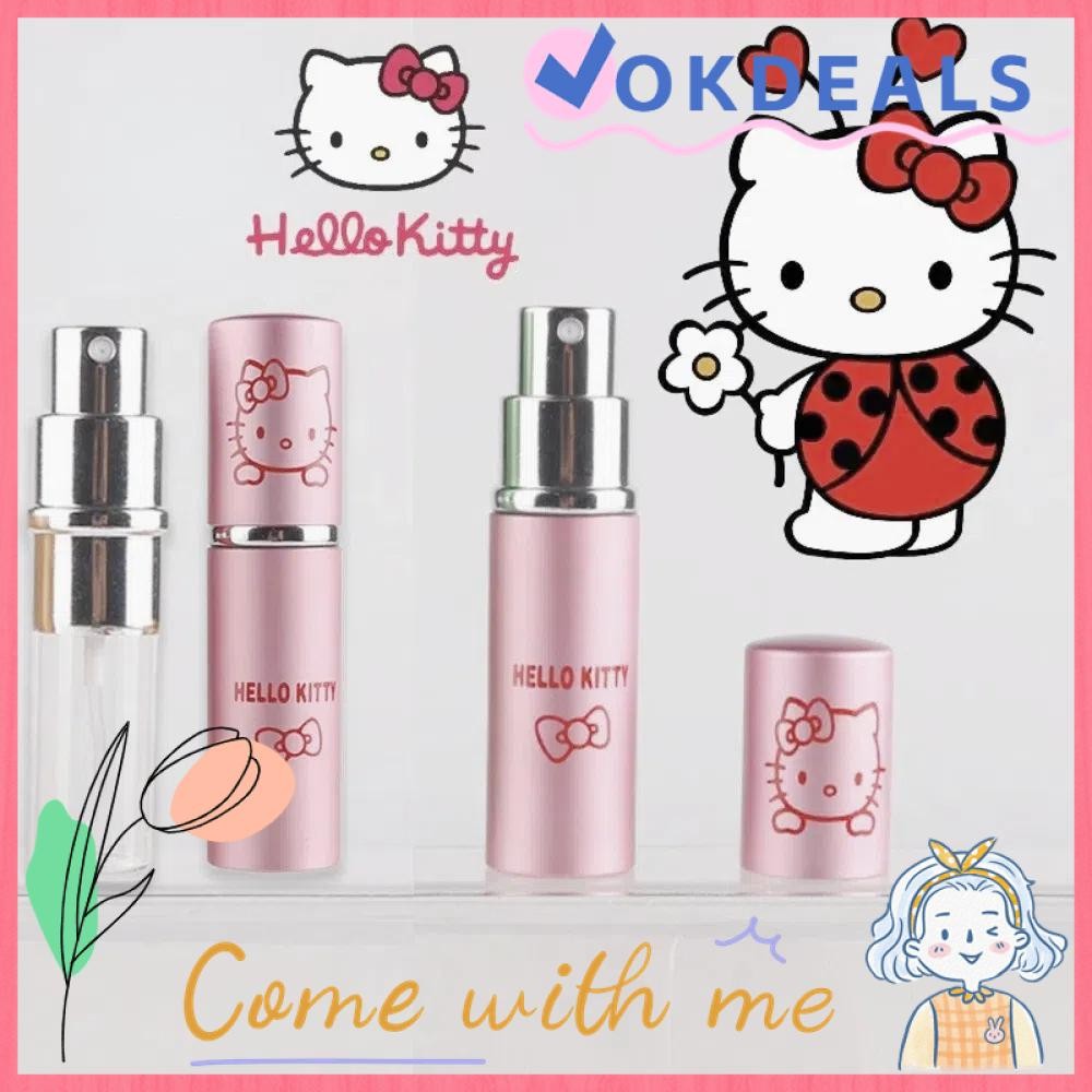OKDEALS Perfume Bottle, Hello Kitty 10ml Mini Refillable Spray Jar ...