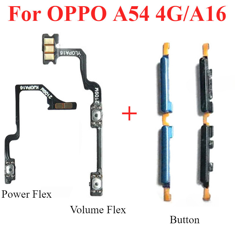 For OPPO A54 4G / A16 On Off Power Switch Volume Button Flex Side Key ...
