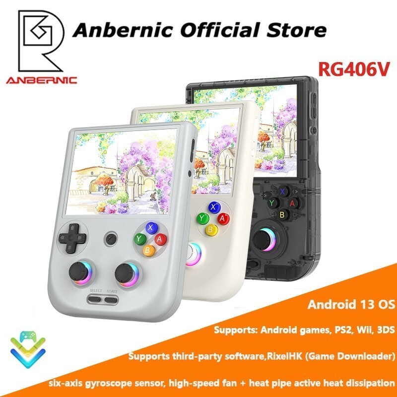 Smartgadget hub ANBERNIC RG406V Android Game Console 4inch Android 13 System Unisoc T820 ...