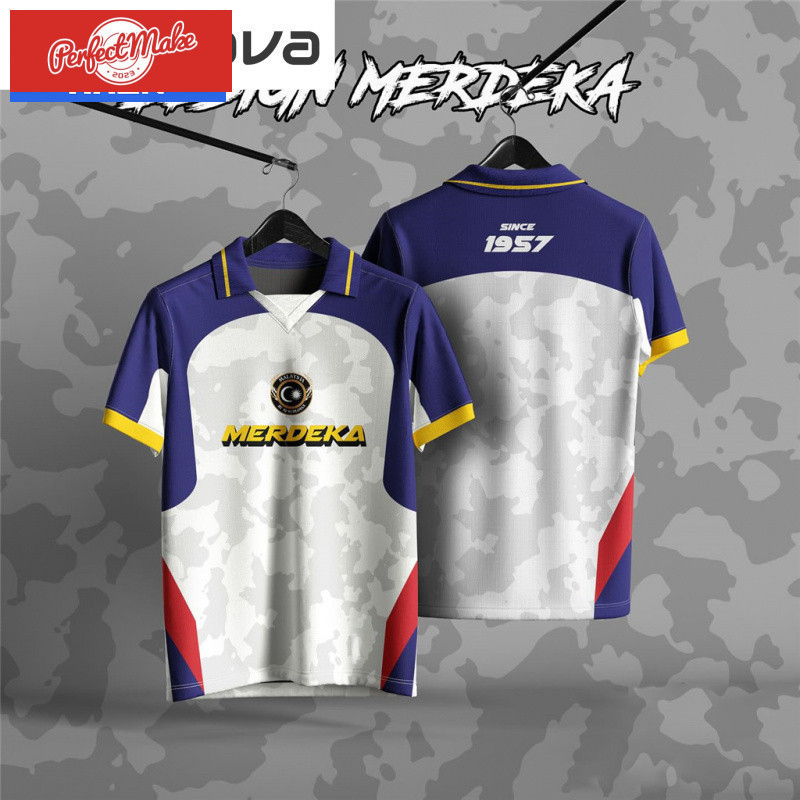1957 Merdeka Clothes 2025 68Th Jersey Merdeka Clothes 68 Years Jersey ...