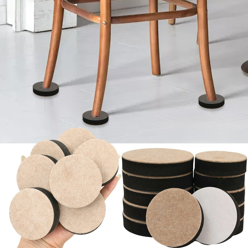 Soft Felt Furniture Leg Pads Thickening Self-adhesive Floor Protector ...