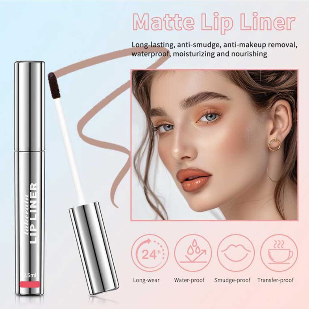 4PCS Tinted Long Lip Liner Lip Lines Tinted Matte Lip Liner | Shopee ...
