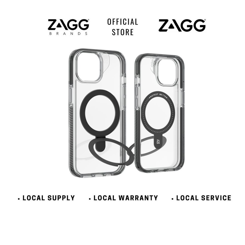 ZAGG Santa Cruz Snap Ring Stand Case for iPhone 15 Series | Shopee Malaysia