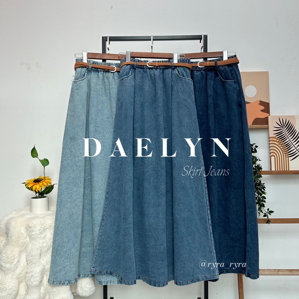 DAELYN SKIRT JEANS - (READY STOCK) | Shopee Malaysia
