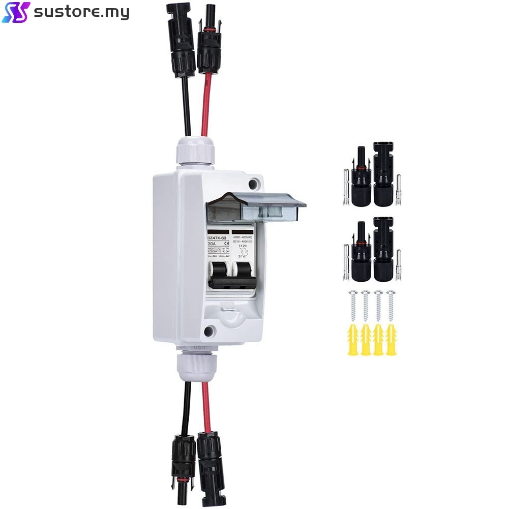 [Super] PV Isolator Switch DC/AC 30A IP65 Disconnect Circuit Breaker for Solar Panels | Shopee ...