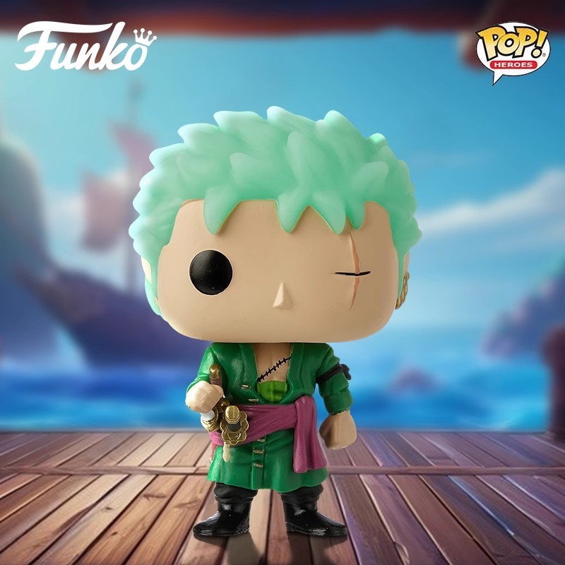 Funko POP Japanese comic One Piece Zoro Zoro Three Swords Toy Figure ...