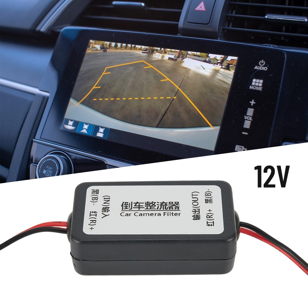 [JTFY] Camera for Car Rear View Relay Capacitor Filter 12V DC Power ...