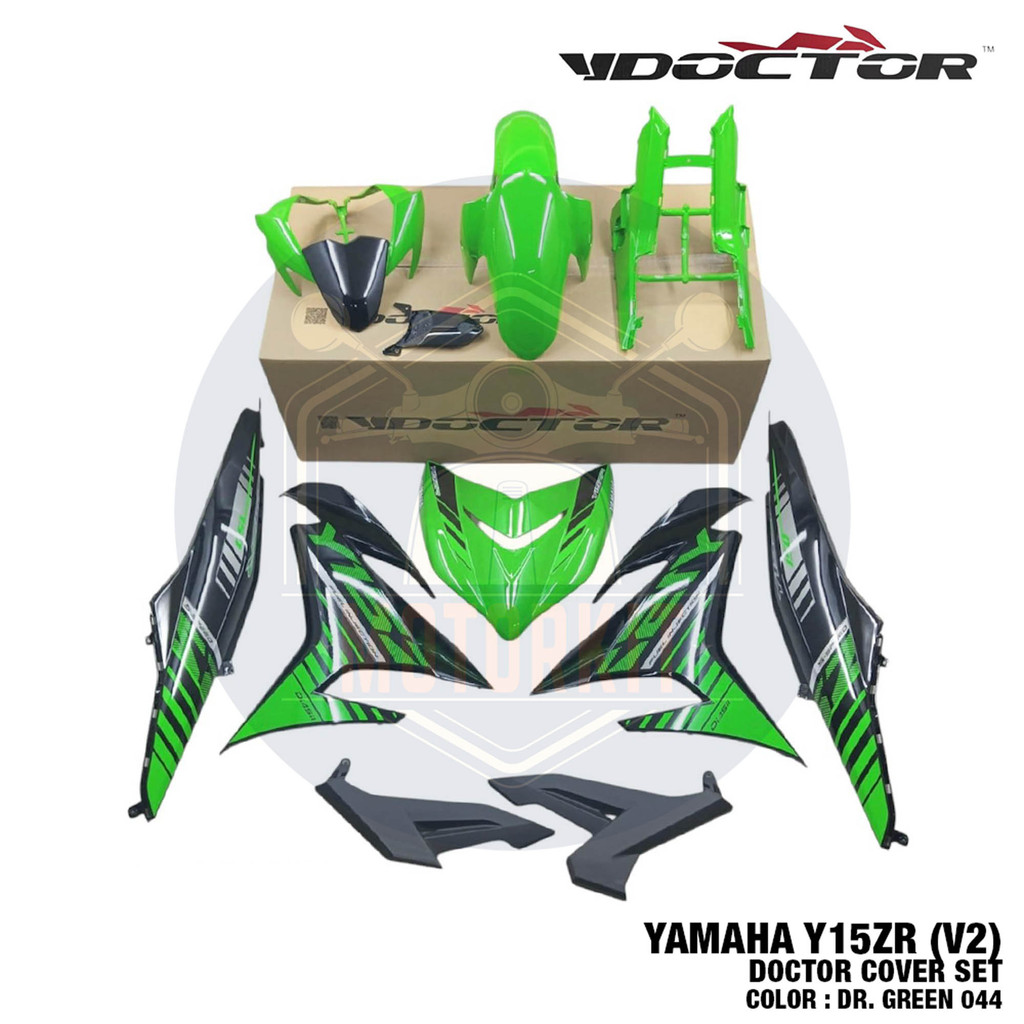 YAMAHA Y15 Y15ZR V2 SPECIAL CUSTOM COLOR BARU BODY COVER SET GREEN ...