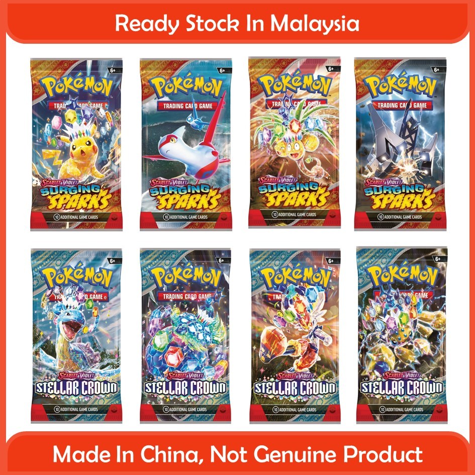 [Ready Stock] Pokemon Trading Card Pack Collection Card Game PTCG ...