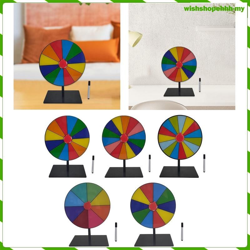 Amagogo Prize Turntable Set Fortune Wheel with Erasable Pen Rotating ...