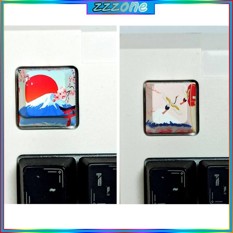 zzz 1Pc PBT Keycap Mount Crane Cherry Profile R4 for Creative Dip Dye ...