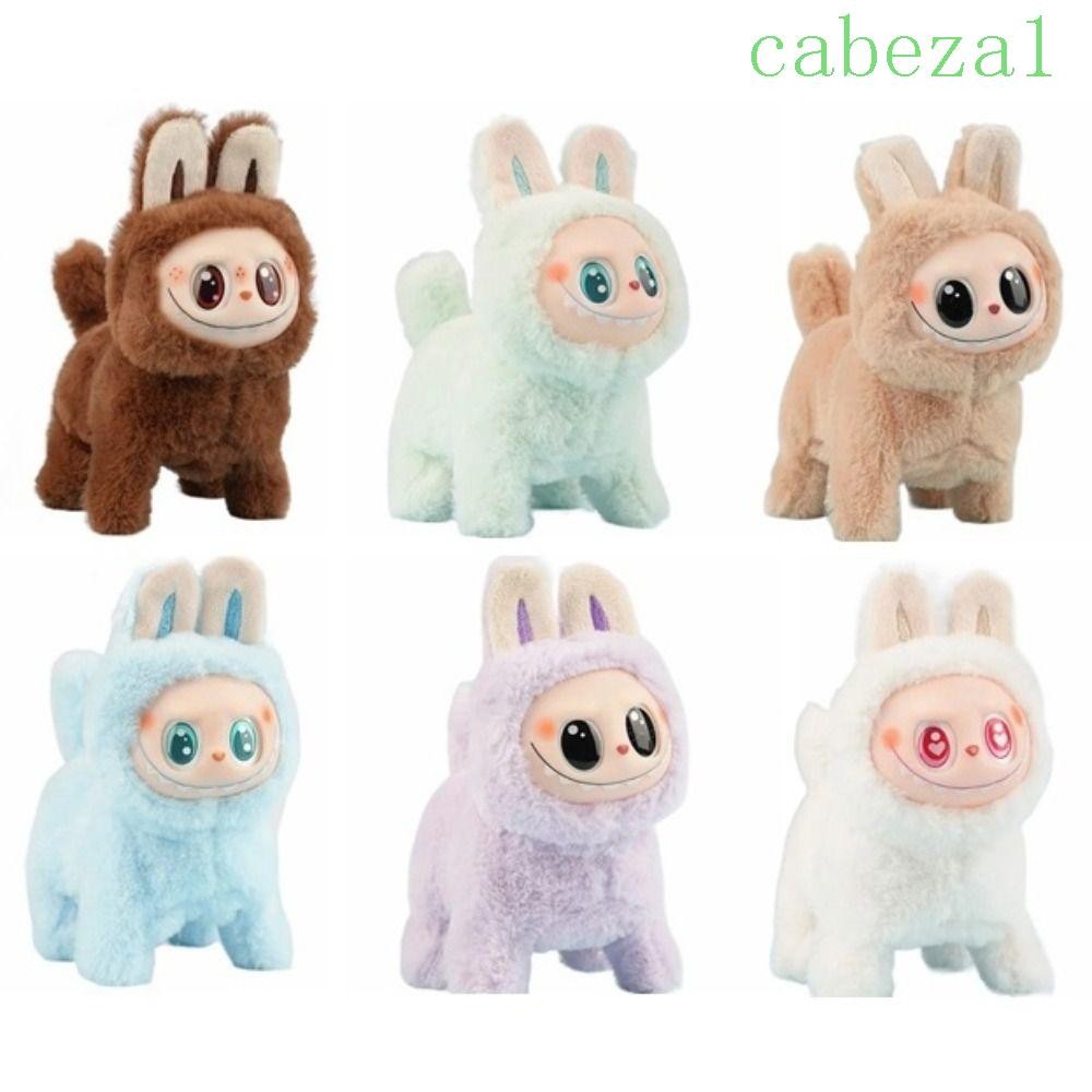 CABEZA Electric Labubu Toy, Silicone Face Sound Toys Running Singing ...