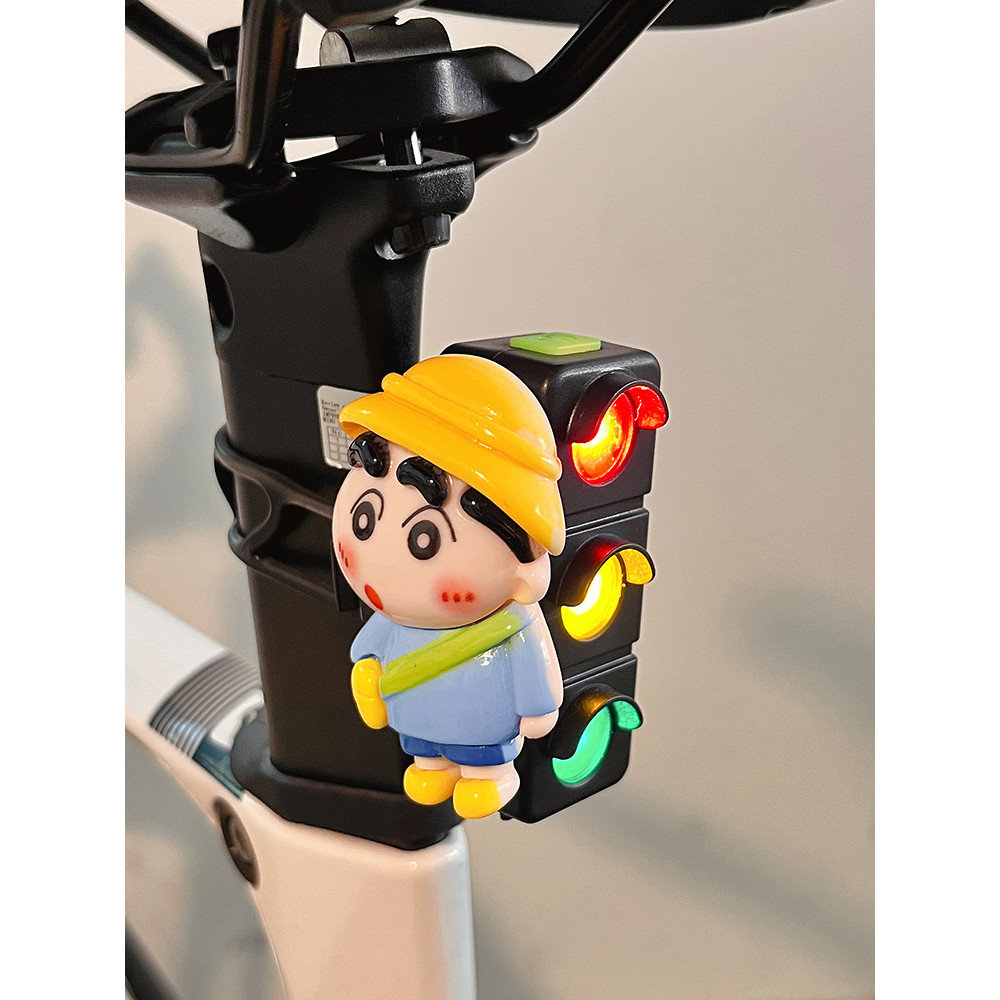 Crayon Shin-Chan Mountain Bike Tail Light Highlight Warning Light Cute ...