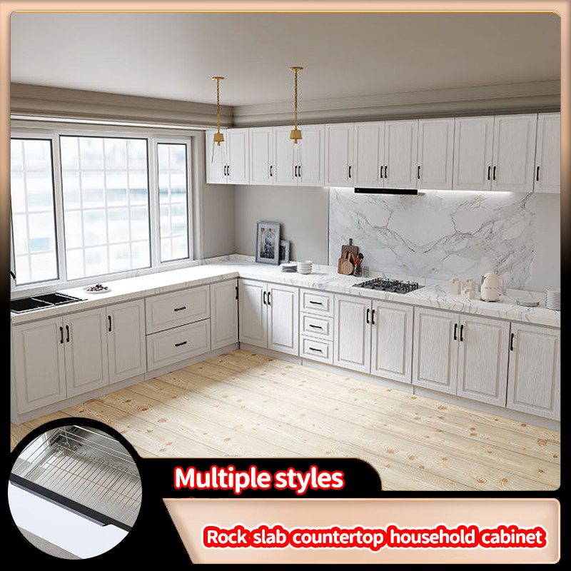 💐Simple cabinets/rock panel kitchen cabinets/stove cabinets/integrated ...