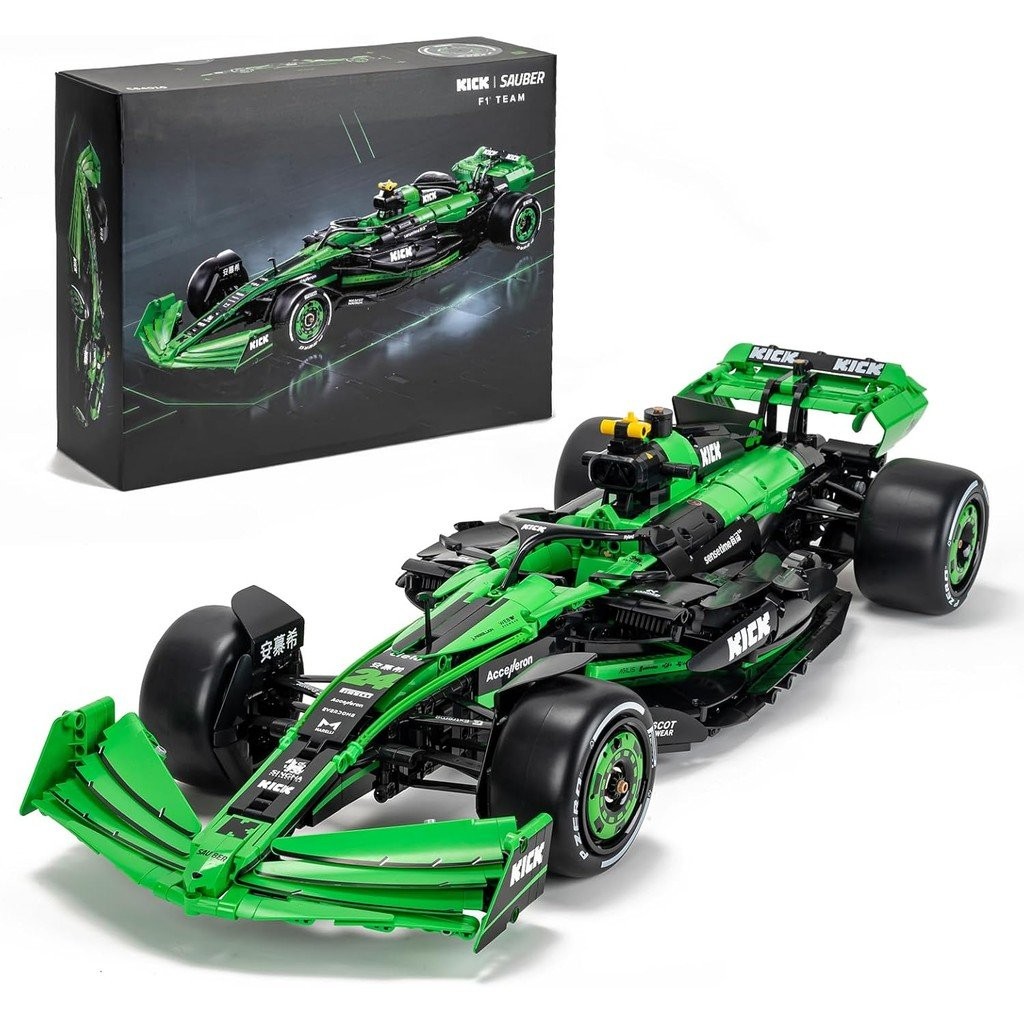 Kick Sauber-F1 Team C44 Racing Car Kit Bangunan 1:8, Kereta Sukan MOC ...