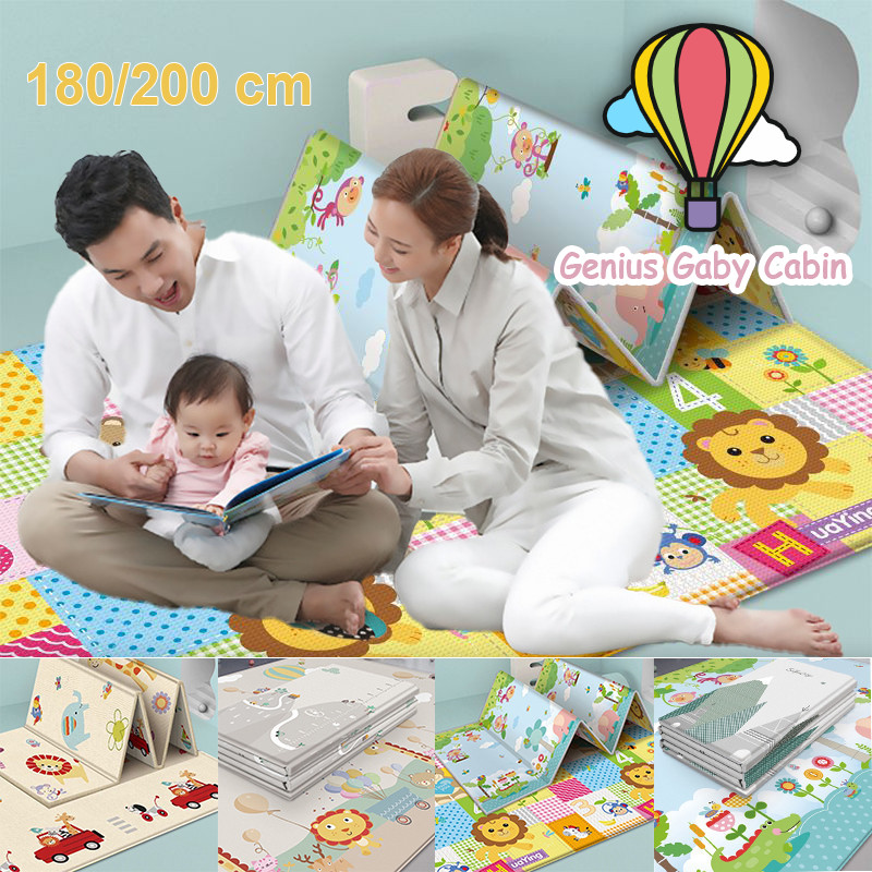 Baby Double Sided Playmat Crawling Pad Play Thick XPE Foldable Mat Kid ...
