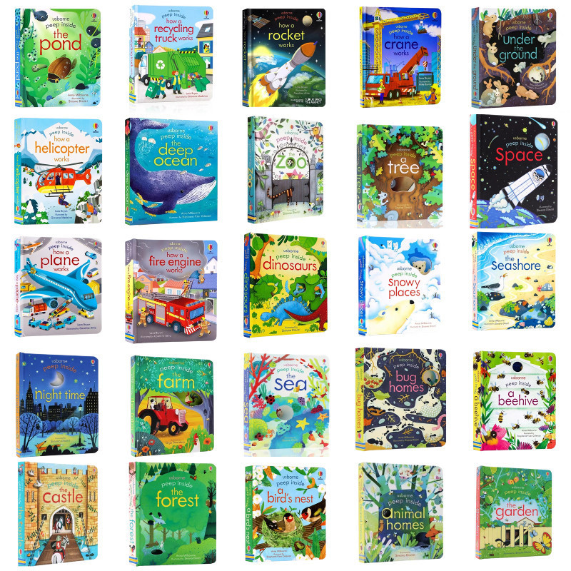 Usborne Peep Inside Series Peep Inside Children English Educational Picture Book | Shopee Malaysia