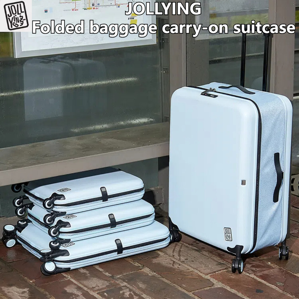 Jollying Foldable Luggage Box Folding Boarding Case Universal Wheel ...