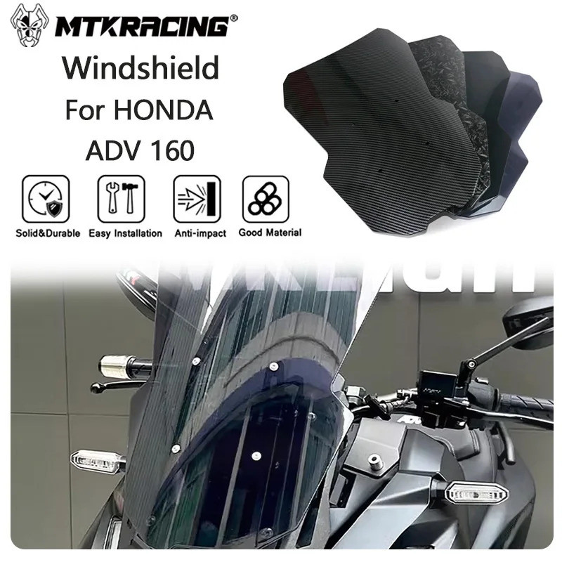 windshield For HONDA ADV 160 2022-2024 Multicolour Front Screen ...