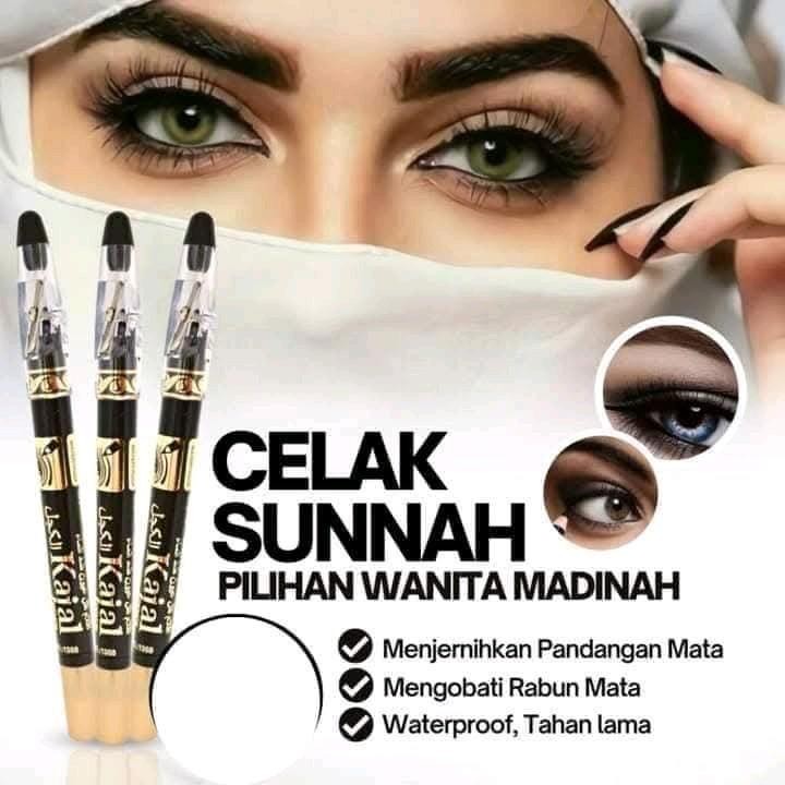 MATA Ready Celak Kajal Waterproof Black Original Concentrated Eyeliner ...
