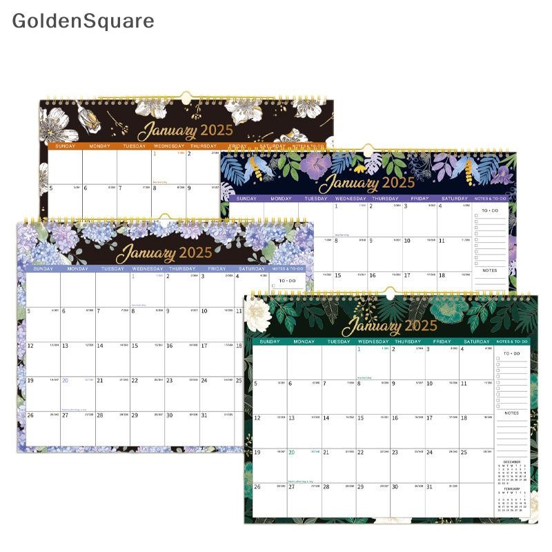 GG Calendar 2025 Wall Monthly Calendar Jan To Dec 2025 Annual Yearly ...