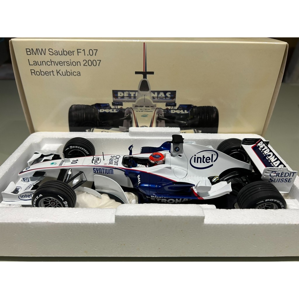 [Ready Stock] Mini Cut 1/18 BMW Official Version BMW SAUBER F1.07 ...